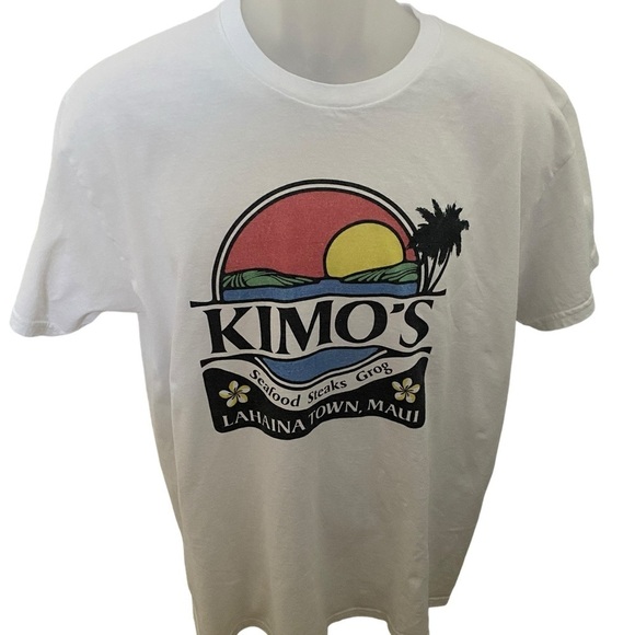 Gildan | Shirts | Vintage Vtg Kimos Lahaina Maui Authentic Tee Shirt ...